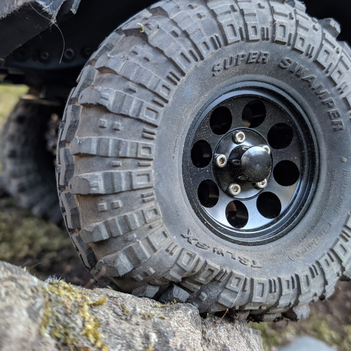 3D Printable 3.85" Tire Insert (1.55" wheel) by Daniel Anguita