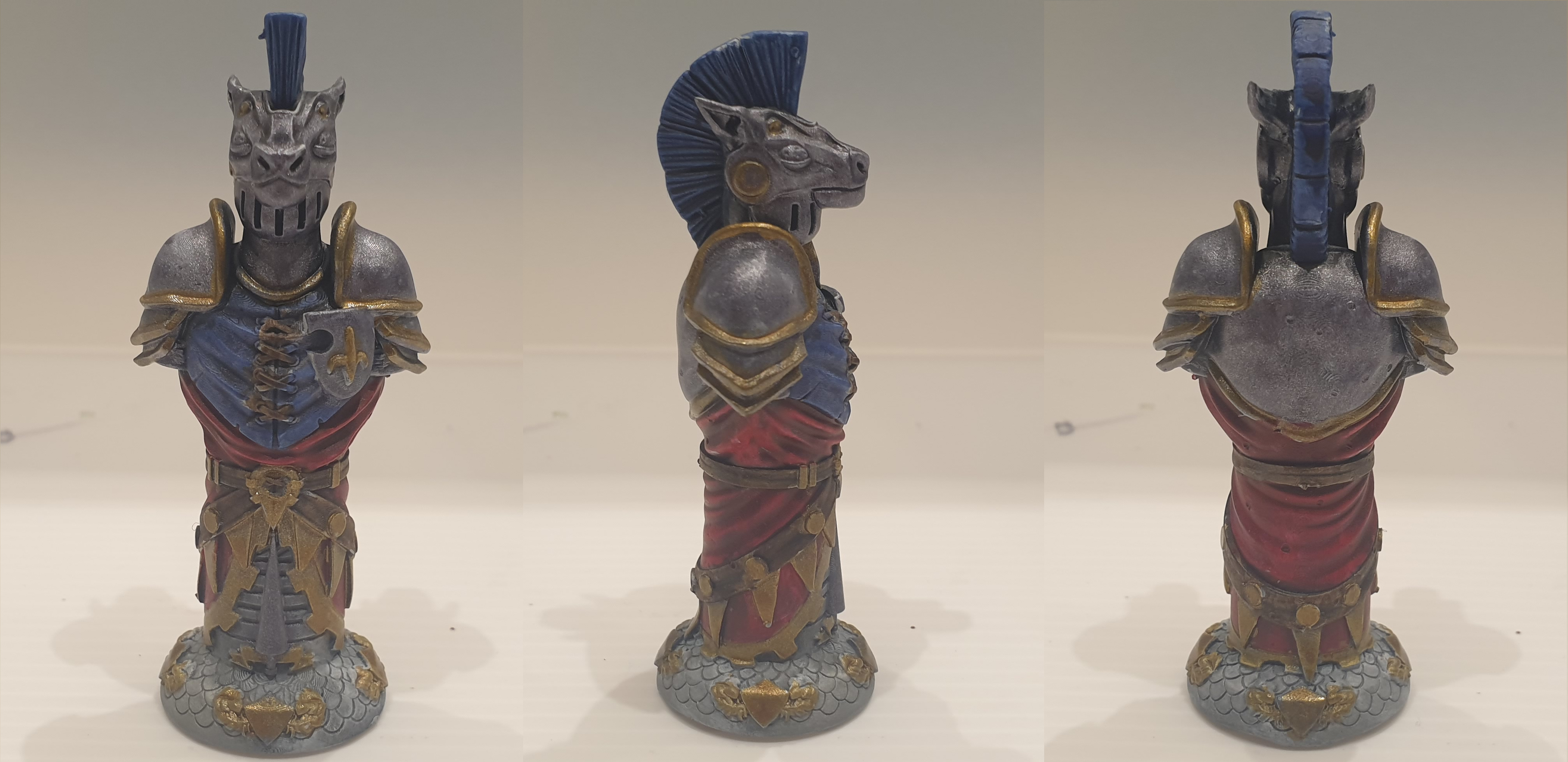 3D Printable Human Knight Chess Piece [Pre-Supported] by TytanTroll ...