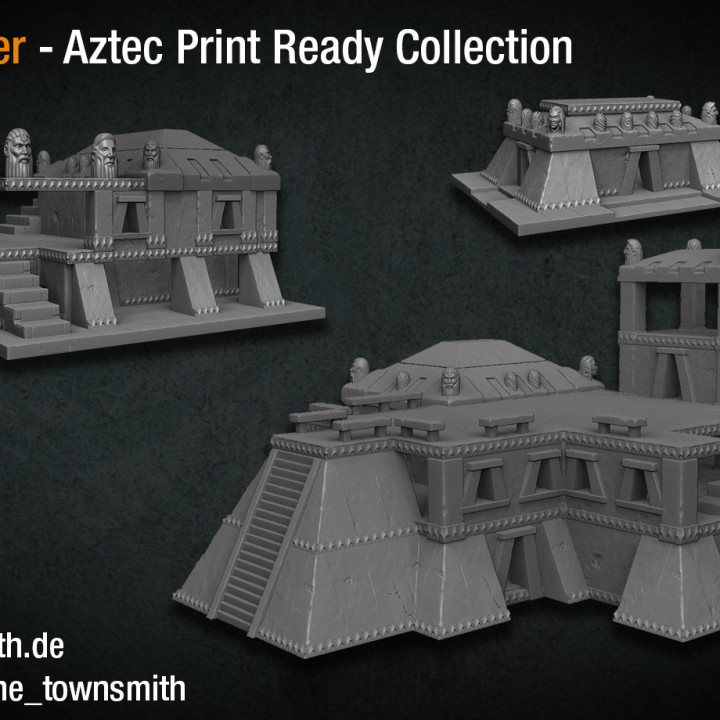 3D Printable Aztec Print Ready Collection by Christopher Adam