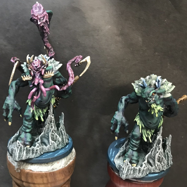 3D Print of Cave Troll (includes Eldritch Infection option) by MikeMoans