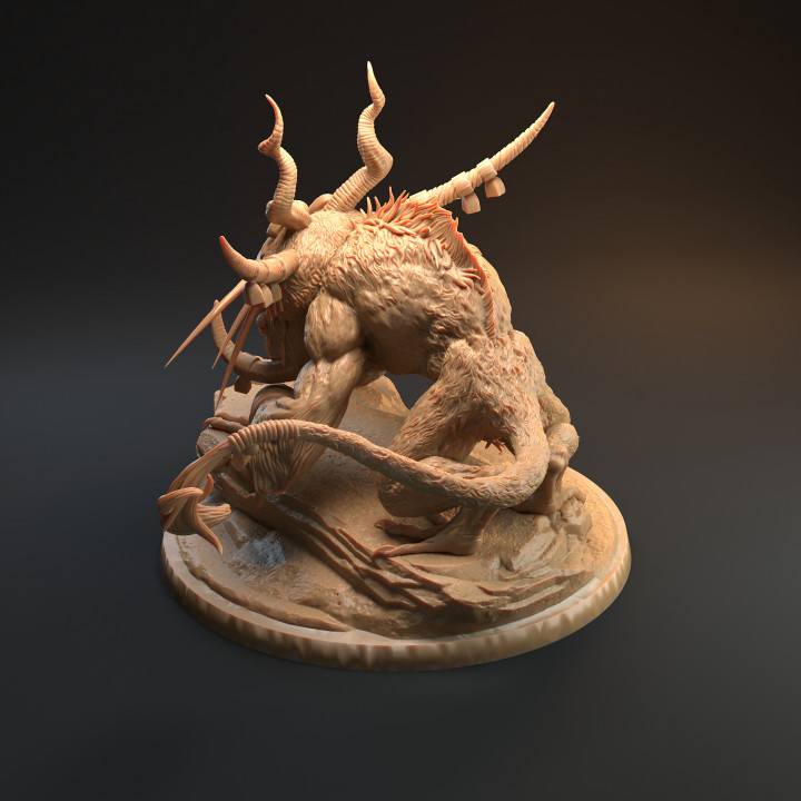 3D Printable Snub-Winged Horn Crest Dragon and Trapper Pack ...