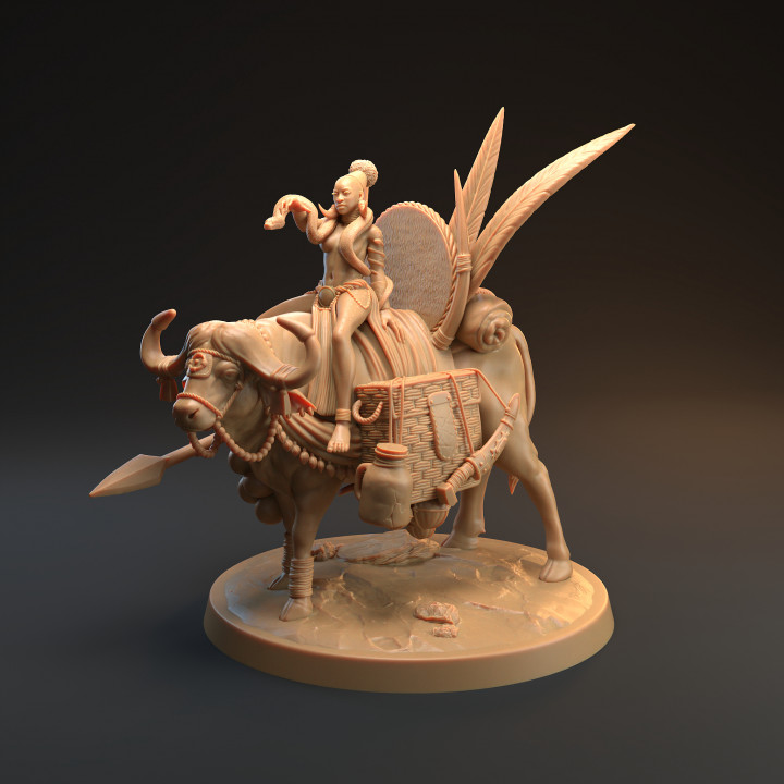 3D Printable Snub-Winged Horn Crest Dragon and Trapper Pack ...