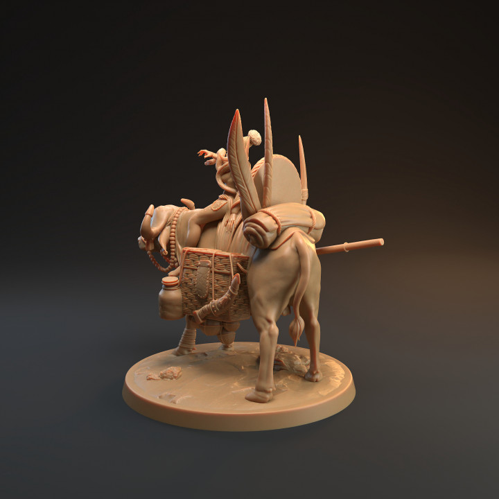3D Printable Snub-Winged Horn Crest Dragon and Trapper Pack ...