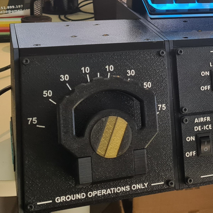 3D printed Flight and Space Simulator controllers Campaign - MyMiniFactory