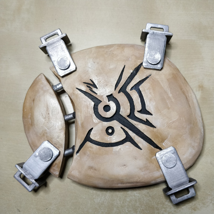 3D Printable Dishonored Bone Rune Display Prop V1 by Cass