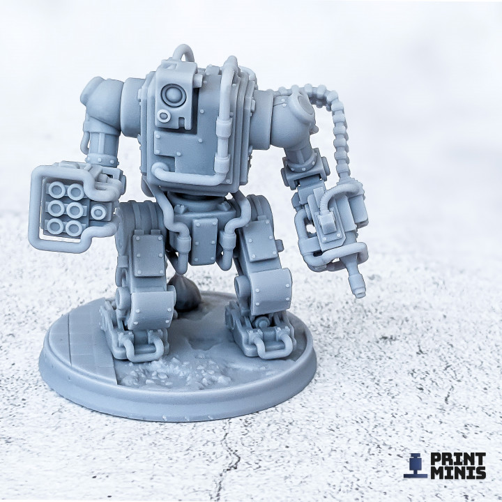 3D Printable Defender Class Robots x3 (modular) - Automata Collection ...