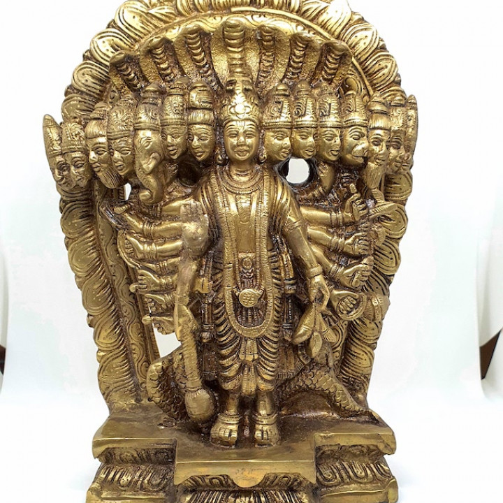 3D Printable Universal Form of Vishnu by VedicFutura