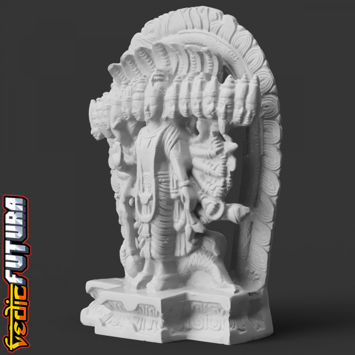 3D Printable Universal Form of Vishnu by VedicFutura