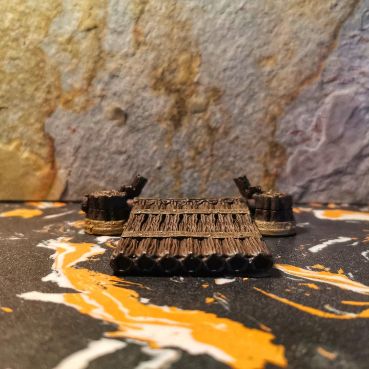 3D Printable Wooden Drawbridge (Dynamic//Pre-Supported) by Admiral ...