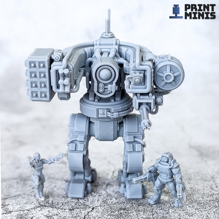 3D Printable The Bond Breaker - Dieselpunk Mech - Automata Collection ...