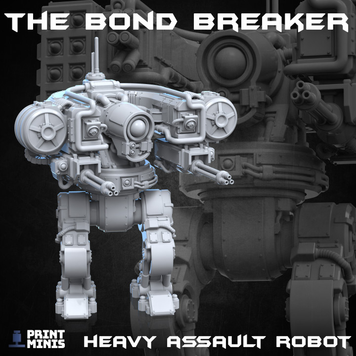 3D Printable The Bond Breaker - Dieselpunk Mech - Automata Collection ...