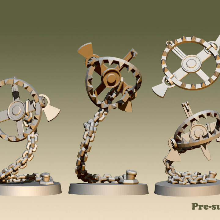 3D Printable Animated Bear Traps - 3 versions [pre-supported] by ...