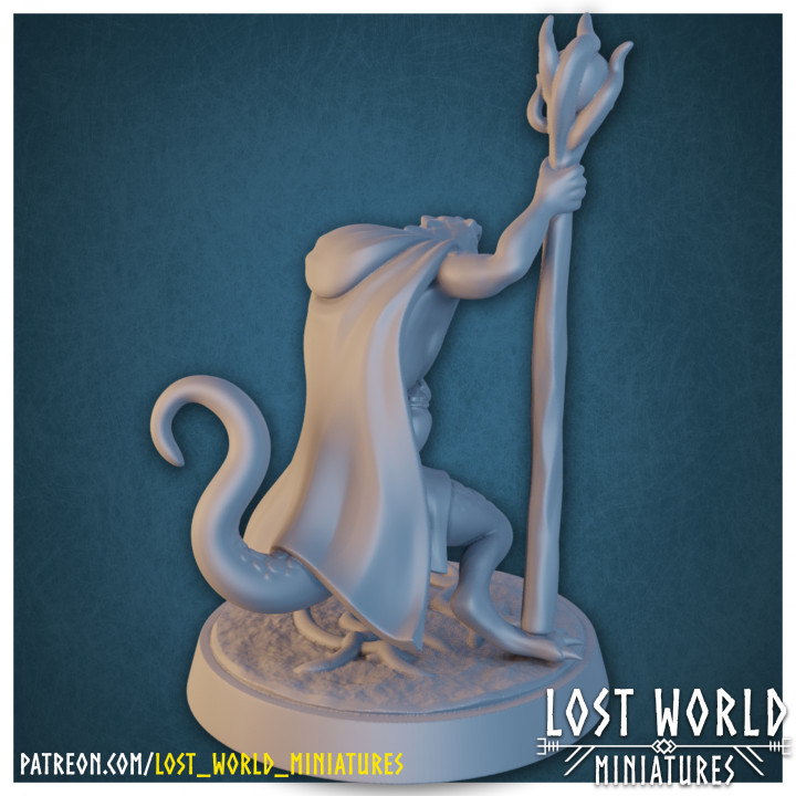3D Printable Lizardman Tribe Miniatures set - Supported by Lost World ...