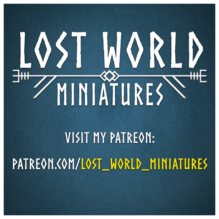 3D Printable Lizardman Tribe Miniatures set - Supported by Lost World ...