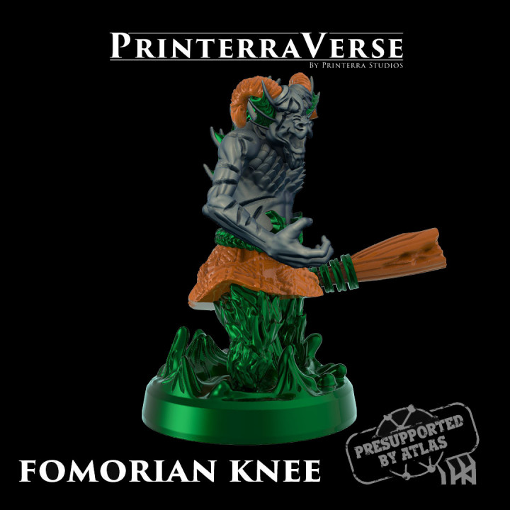 3D Printable 002 CELTIC Fomorian Beasts by Printerra Studios