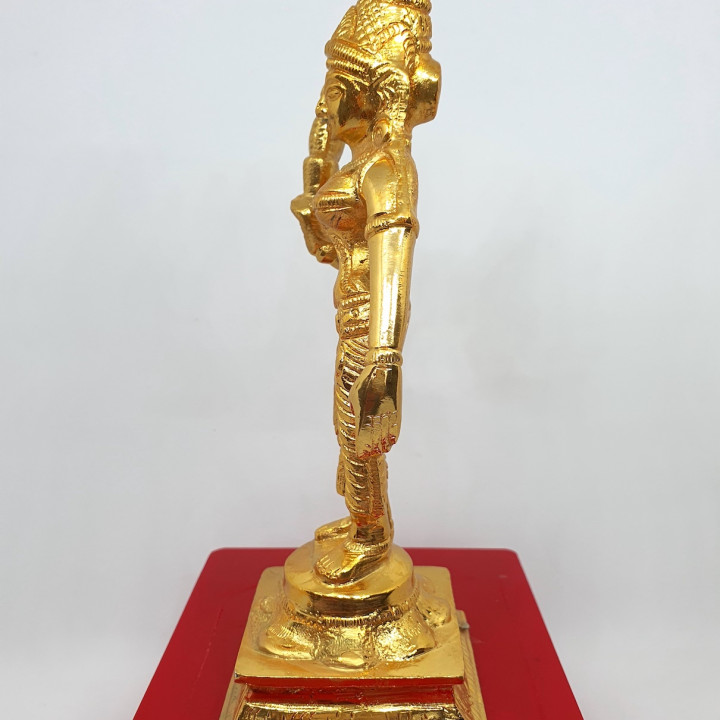 3D Printable Meenakshi - Fish Eyed Warrior Goddess by VedicFutura