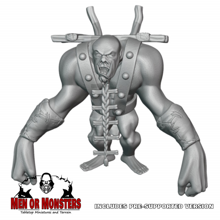3D Printable Ogre Hulk 80mm- includes pre-supported version by Dale Seaton