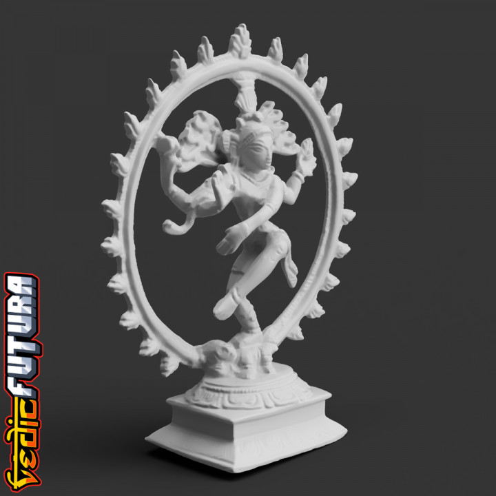 3D Printable Shiva as Lord of Dance (Nataraja) by VedicFutura