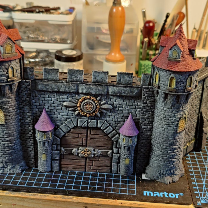 3D Print of Modular Citadel GM Screen - SUPPORT FREE! by TudorTwdor