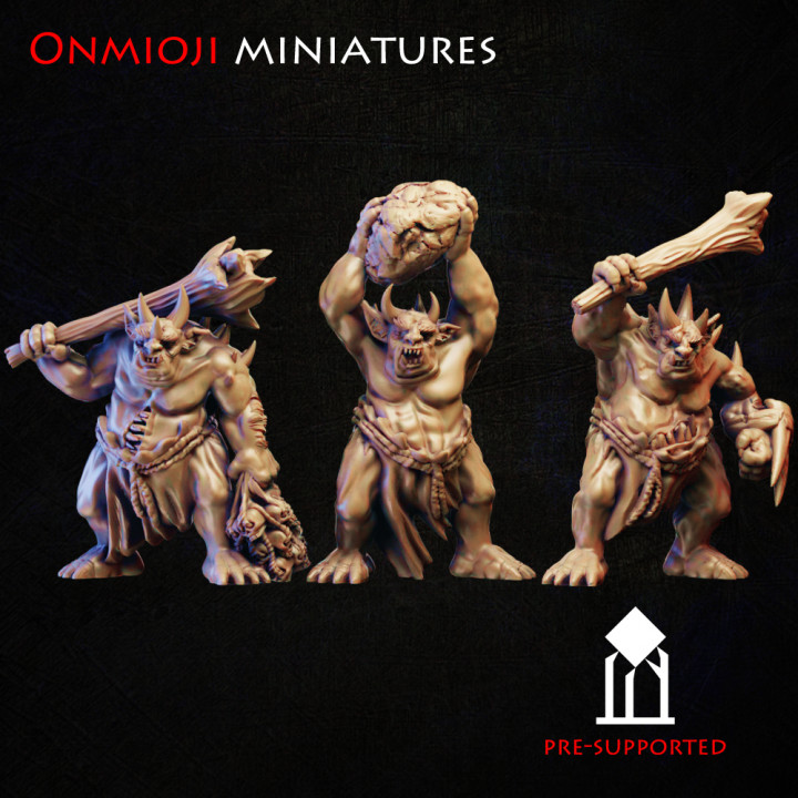 3D Printable Trolls by Stanislav Kuznetsov