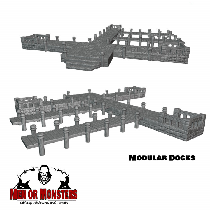 3D Printable Modular Docks by Dale Seaton