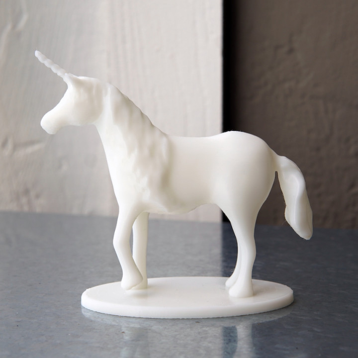 3D Printable Unicorn by Philippe Barreaud