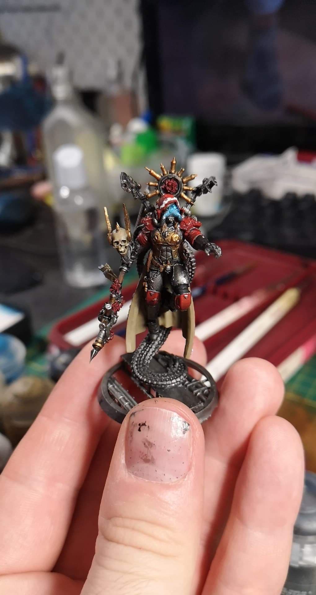 3D Printable HL066 - New Mechanicus Priest Domina by HeresyLab