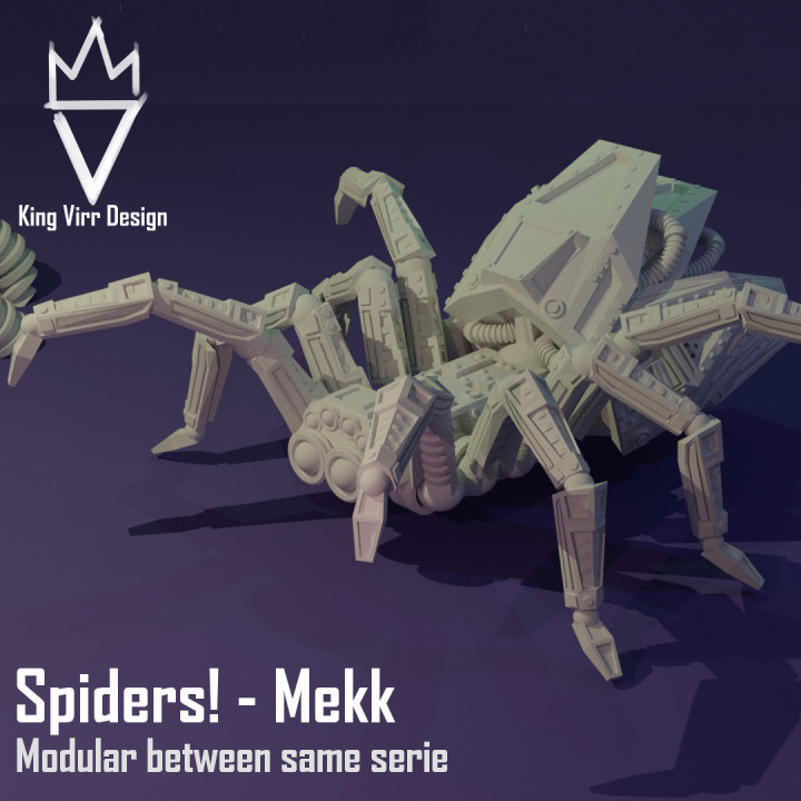 Spiders! Modular STL Miniatures Campaign - MyMiniFactory