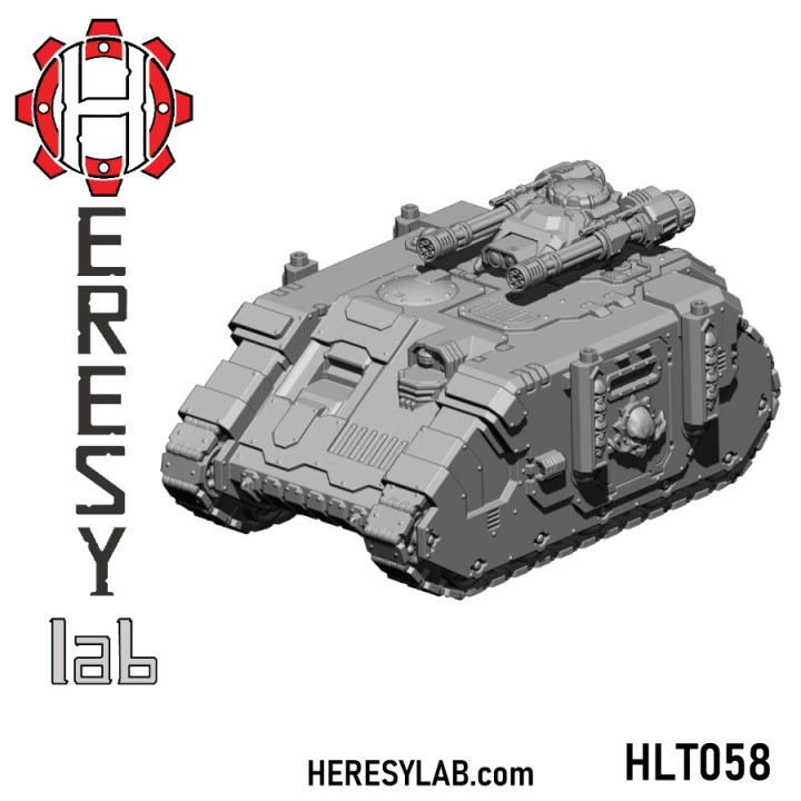 3D Printable HLT058 - TANK 1 by HeresyLab