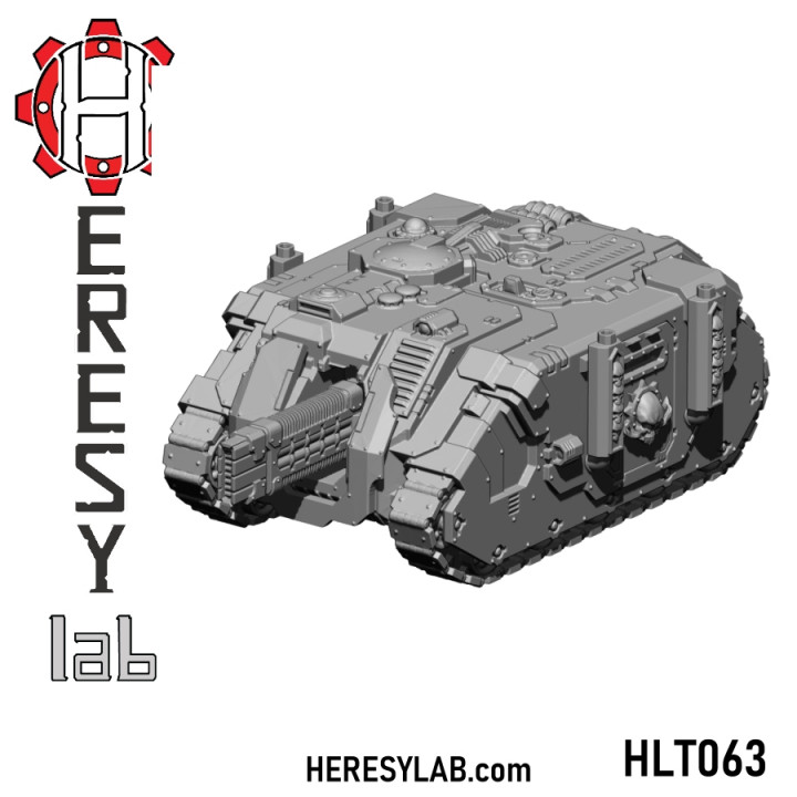 3D Printable HLT063 - TANK 6 by HeresyLab