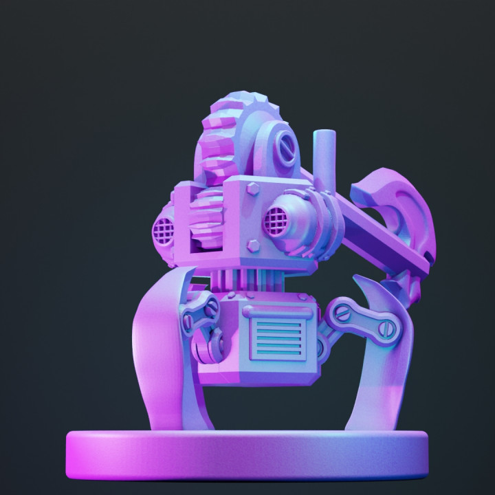 3D Printable Attack Bot - Pre Supported by Tom's Twisted Tavern