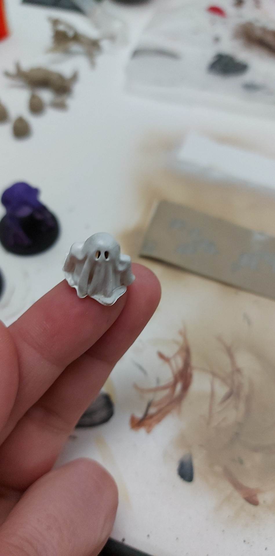 3D Printable Little Ghost by Gracewindale Mini Scenery