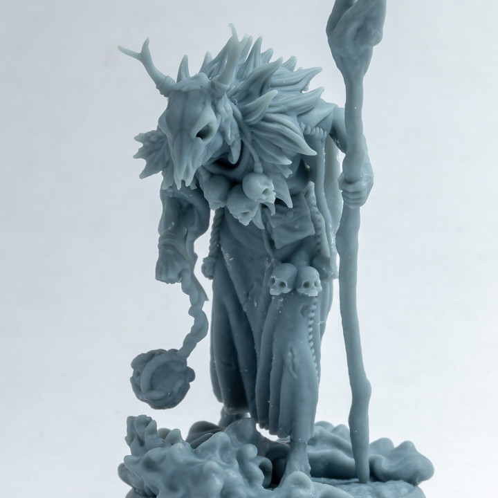 3D Print of The Dark Druid by War King Miniatures