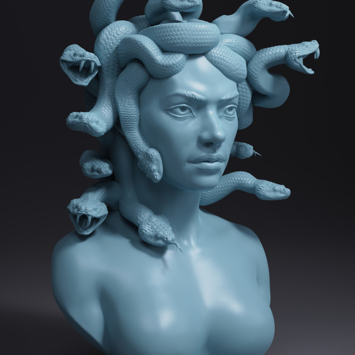 3D Printable Medusa by Art of V