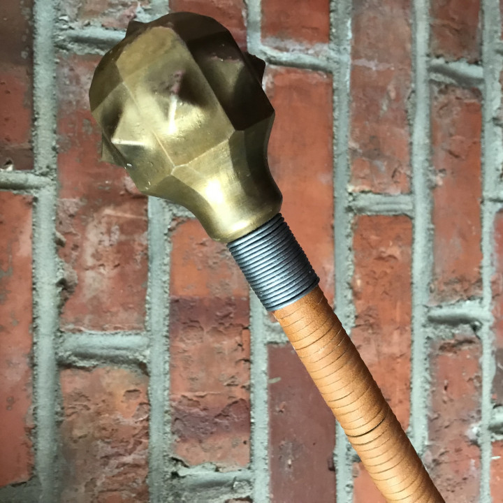 3D Printable Medieval Mace head by Keyan Herron
