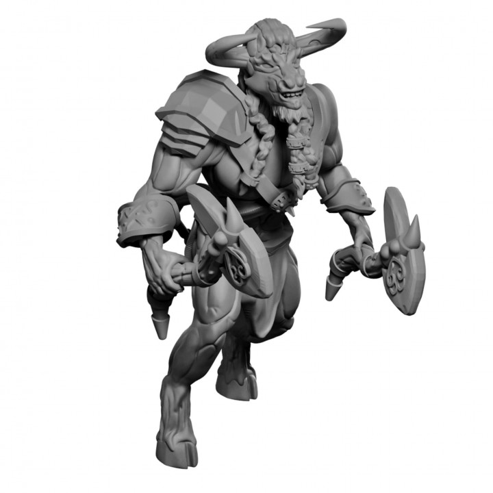 3D Printable Minotaur warrior by Lex Addams
