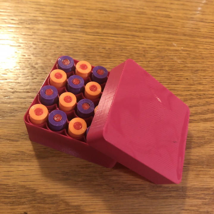3D Printable 9mm ammo vase case 20rnd by Andrew Niedziela