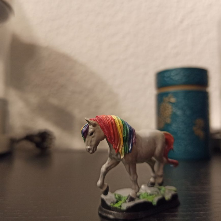 3D Printable Horses (4 Versions) by Bite the Bullet