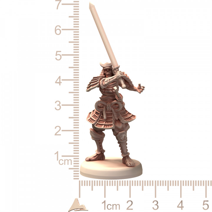 3D Printable 003 JAPAN Ancient Youkai Kappa Kuzenbo Zombie Samurai ...