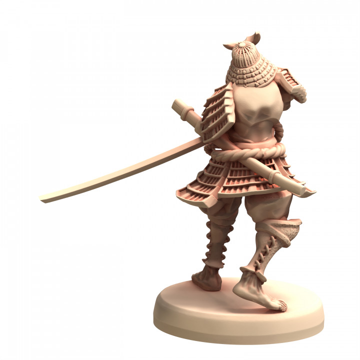 3D Printable 003 JAPAN Ancient Youkai Kappa Kuzenbo Zombie Samurai ...