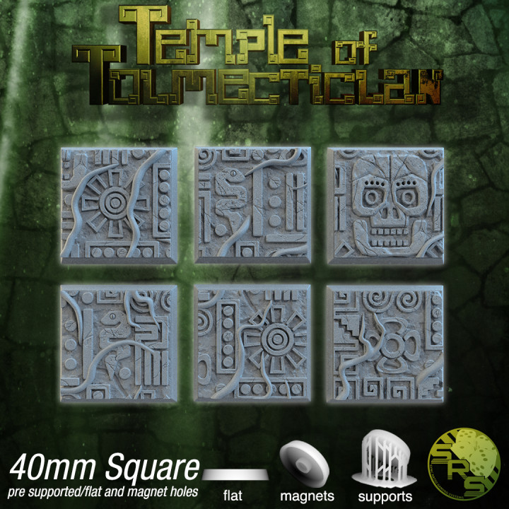 3D Printable Aztec Bases by Sync Ratio Systems