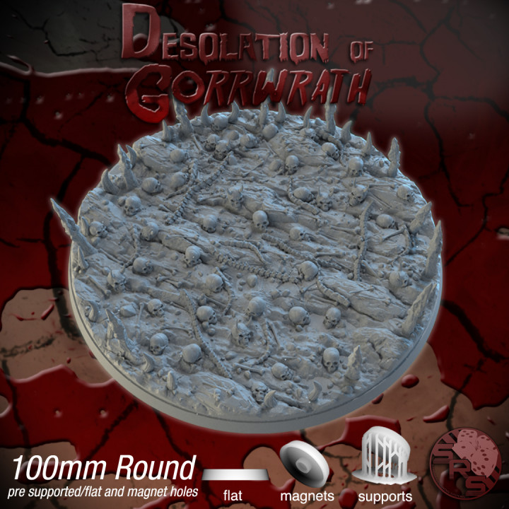 3D Printable Blood God Bases by Sync Ratio Systems