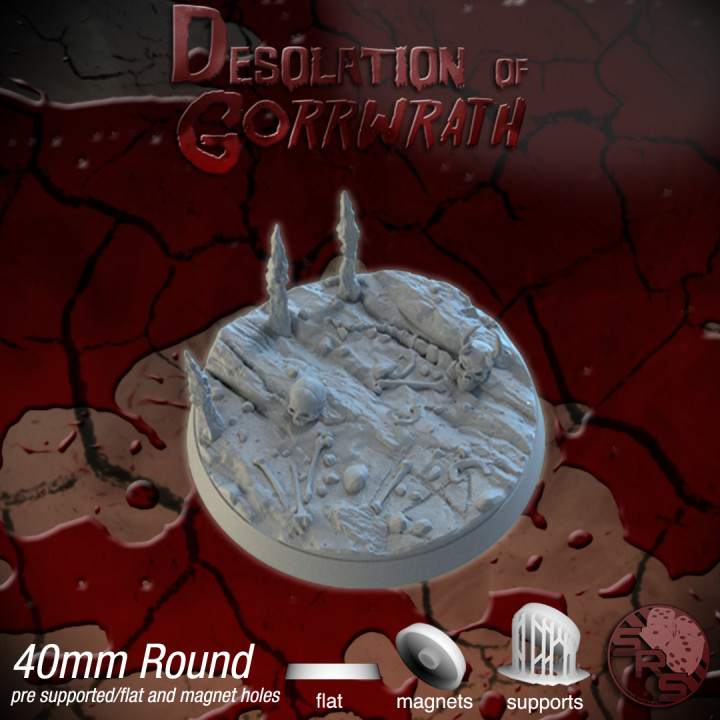 3D Printable Blood God Bases by Sync Ratio Systems