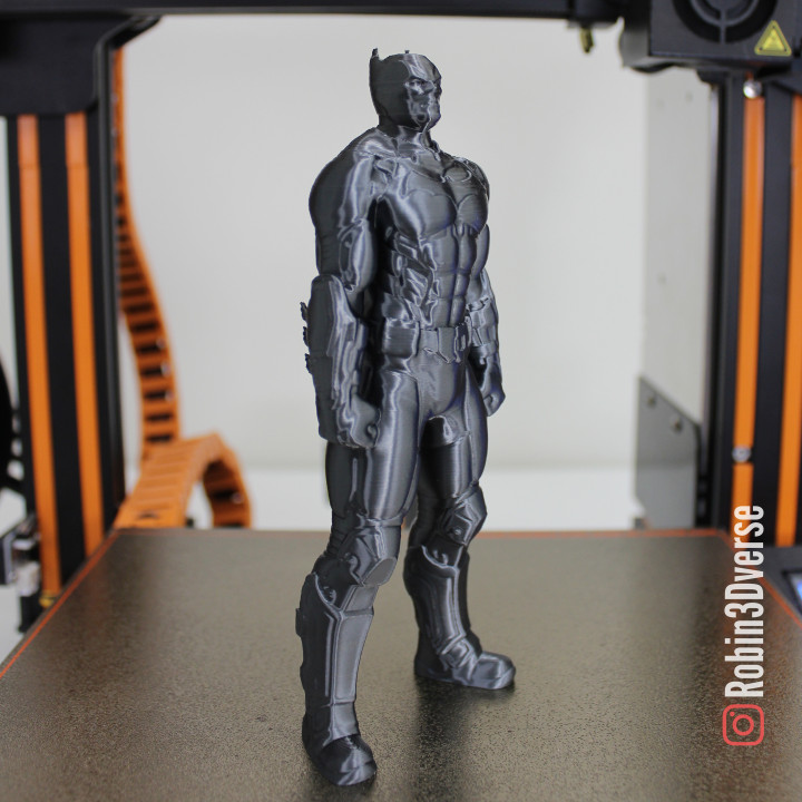 3D Printable Batman Arkham Support Free Remix by Robin 3Dverse