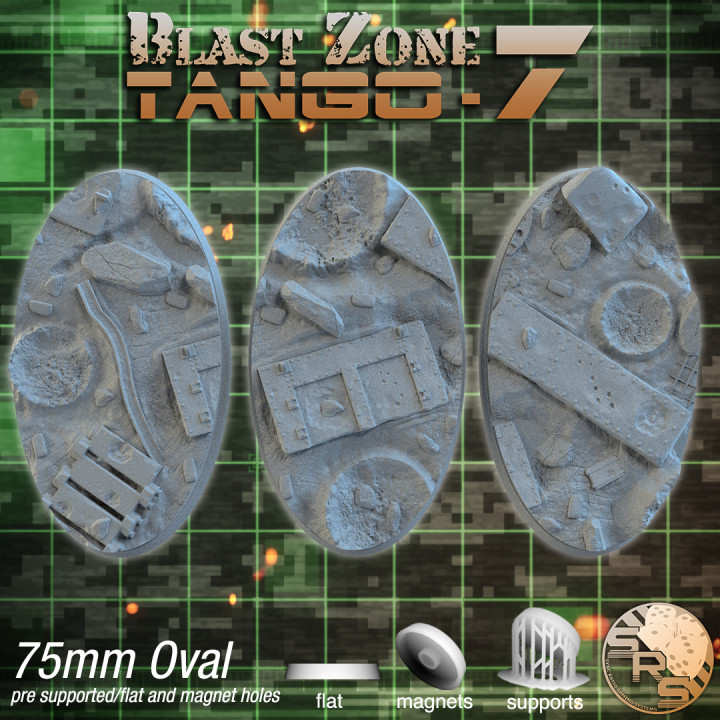 3D Printable Warzone Bases by Sync Ratio Systems