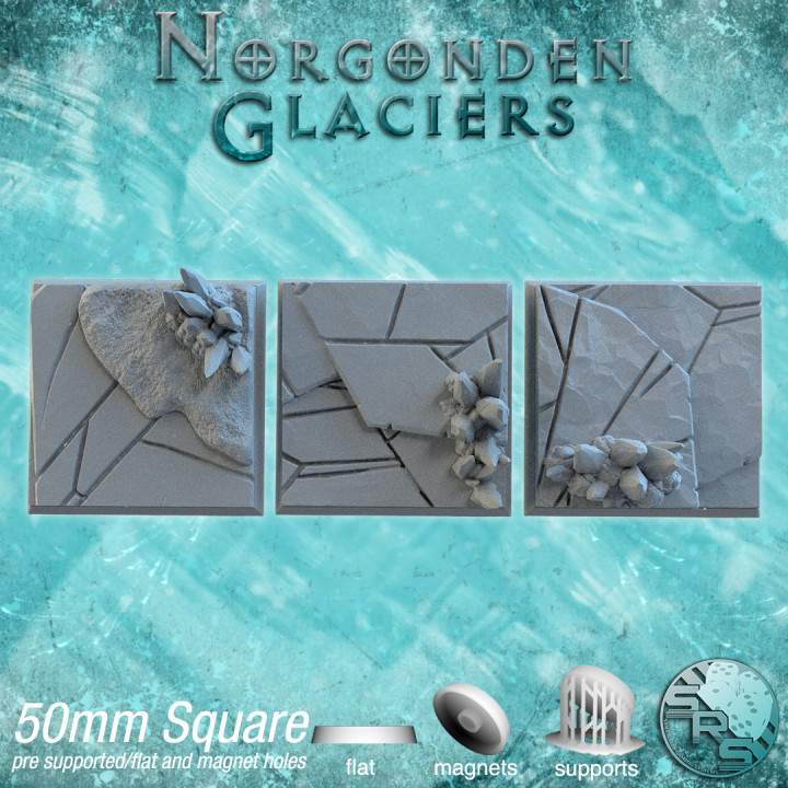 3D Printable Ice Bases by Sync Ratio Systems