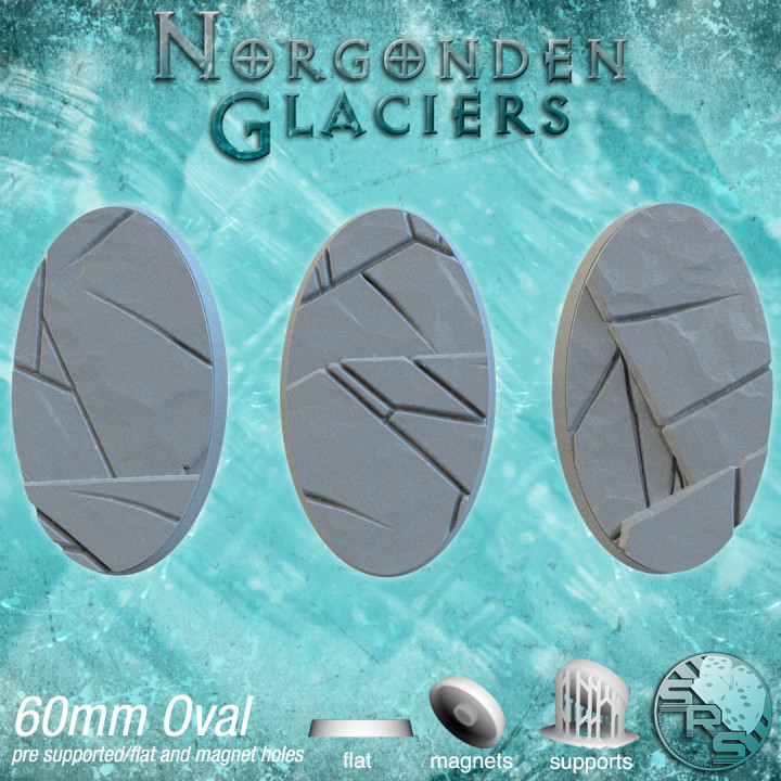 3D Printable Ice Bases by SRS Studios