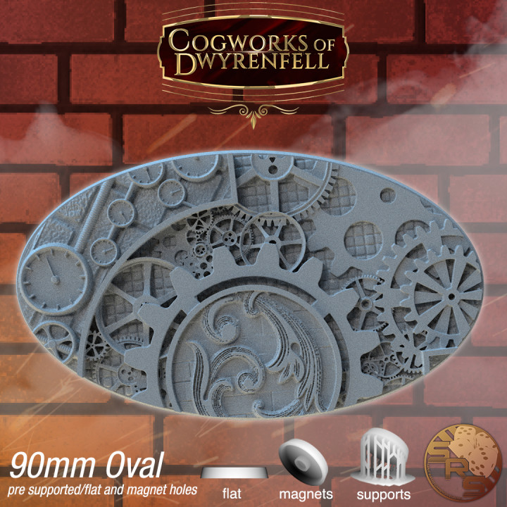 3D Printable Steampunk Bases by Sync Ratio Systems