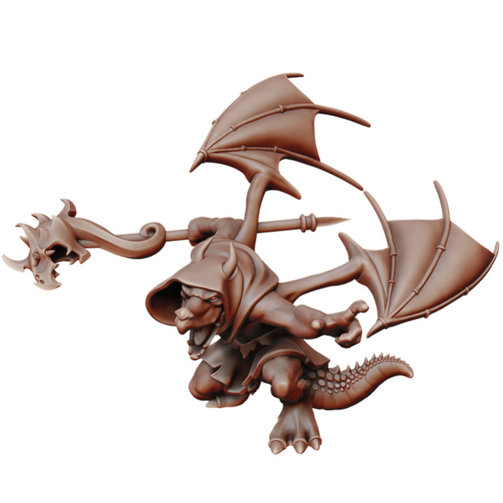 3D Printable Winged Kobold by Manuel Boria