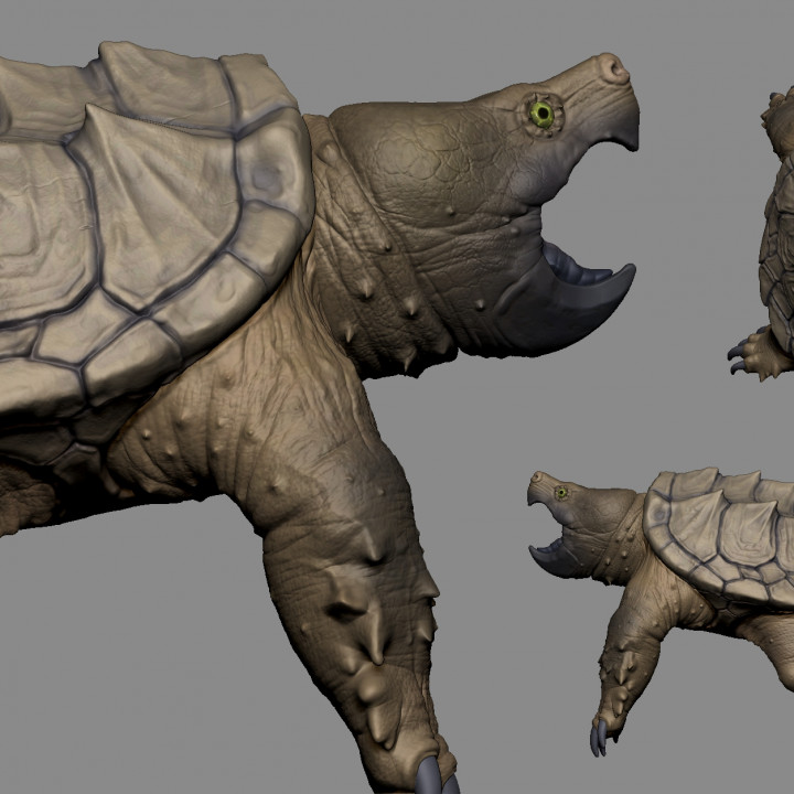 3D Printable Alligator by Art of V